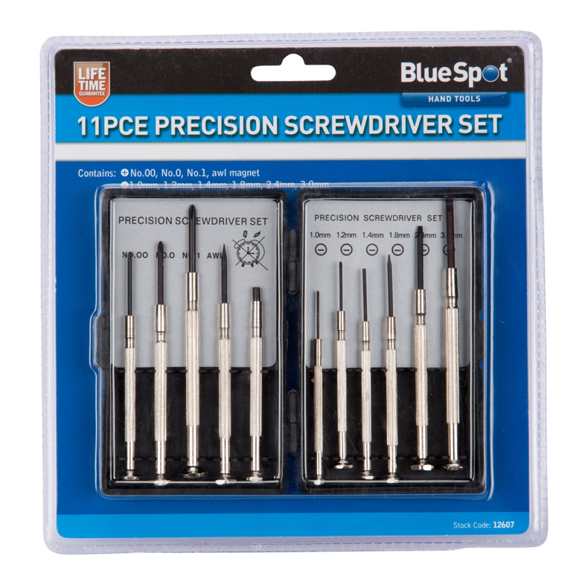 Blue Spot Precision Screwdriver 11 Piece Set 12607 Bluespot | Sealants ...