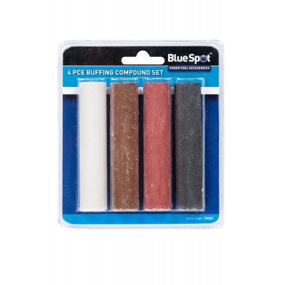 Blue Spot Tools Buffing Compound White Brown Red Black Set 19023 ...