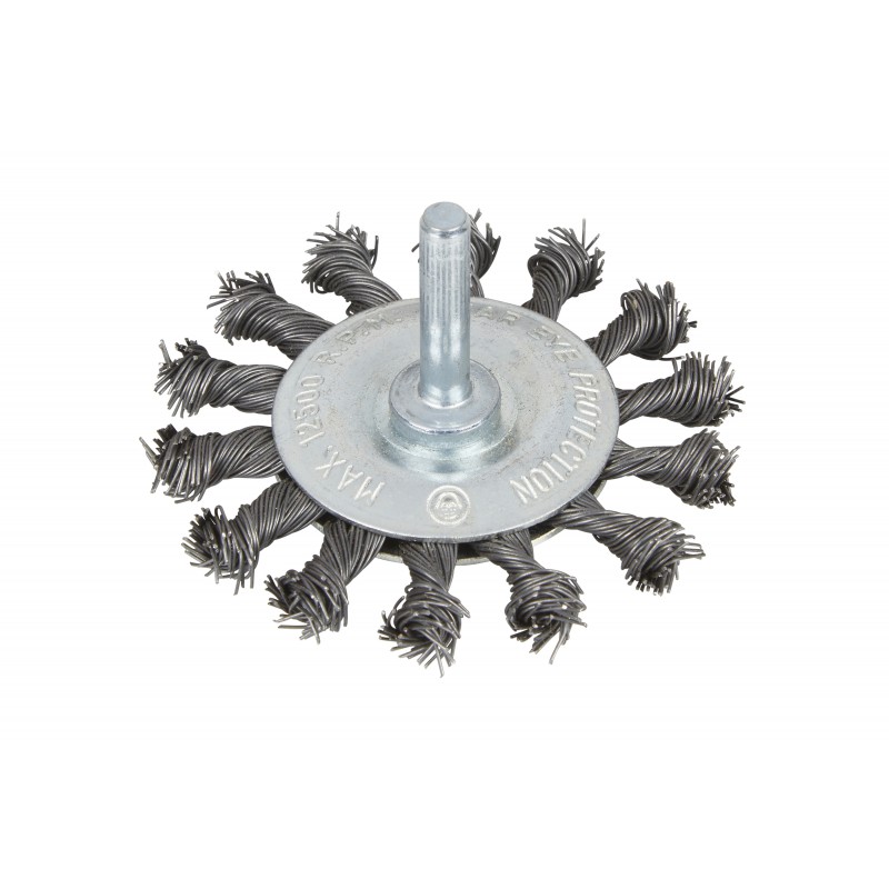 Blue Spot Tools 75mm Flat Twist Knot Wire Wheel Brush 19223 Bluespot ...