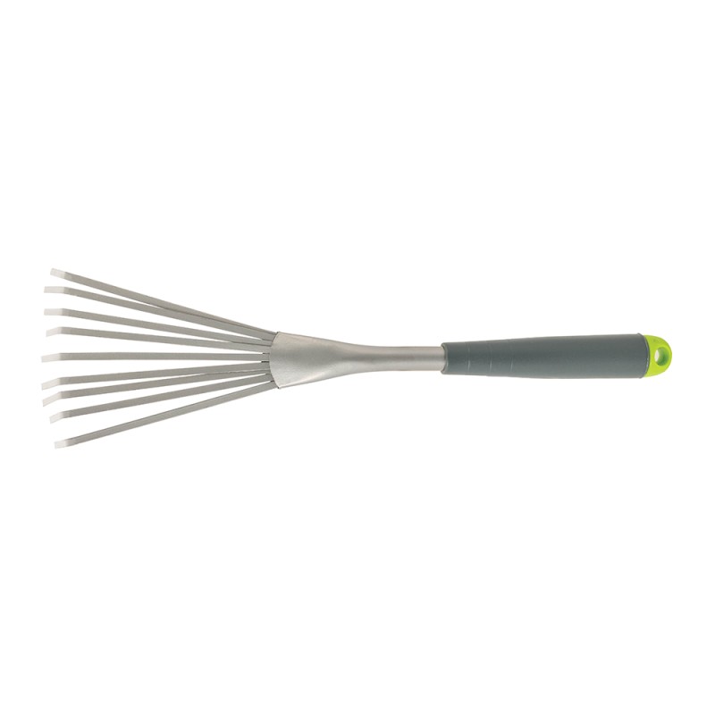 Silverline Garden Hand Held Shrub Sprung Steel Rake 390mm 233206 ...