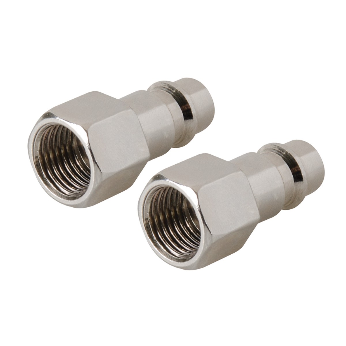 Silverline Tools Euro Air Bayonet 1/4 Inch Female Threaded Coupler 2pk ...