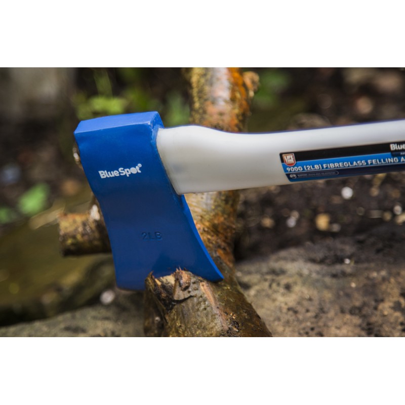 Blue Spot Tools Felling Wood Axe 2lb Fibreglass 26604 Bluespot ...