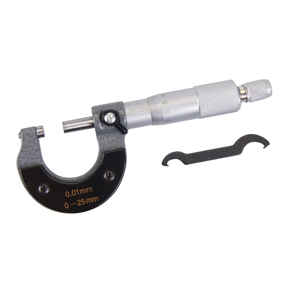 Silverline Tools External Measuring Micrometer 25mm 282378 | Sealants ...