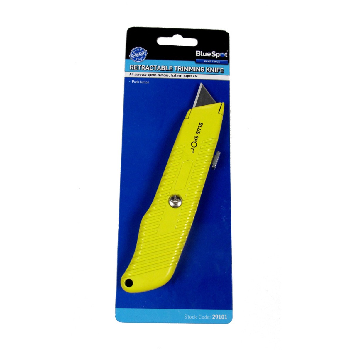 Blue Spot Tools Retractable Trimming Utility Knife 29101 Bluespot ...