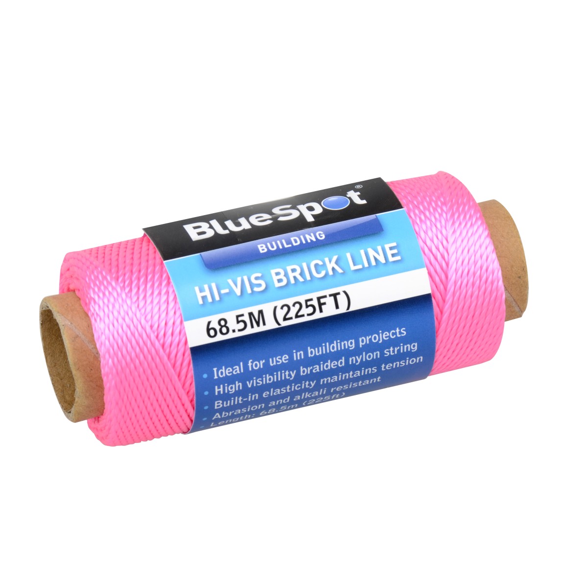 Blue Spot Tools Hi-Vis Pink Brick Line 68 Metres 34632 Bluespot ...