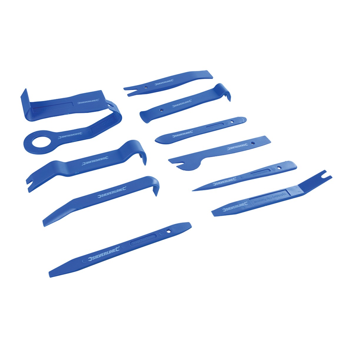 Trim Removal Tool 2-Piece Car Door Panel Tool Set - Pry Bar & Trim Clip ...