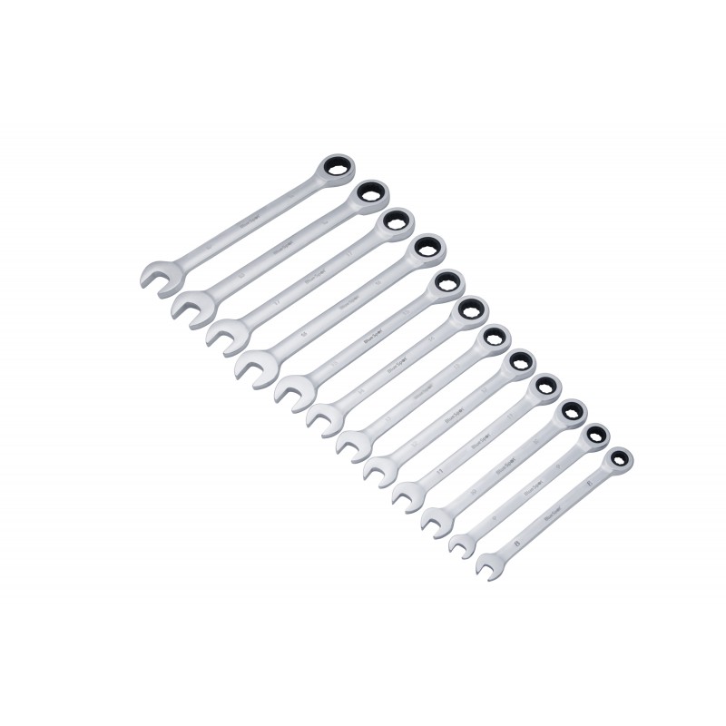 Blue Spot Tools 12 Piece Metric Ratchet Combination Spanner Set 04303 ...