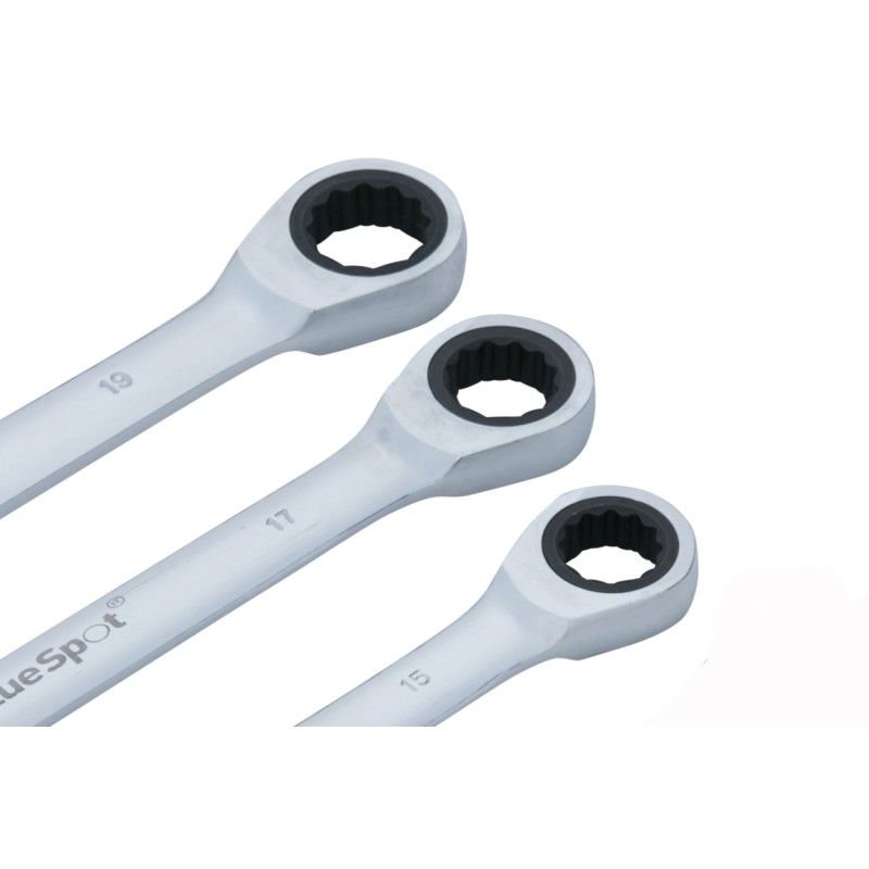Blue Spot Tools 8pc Metric Ratchet Combination Spanner Set 04310 ...