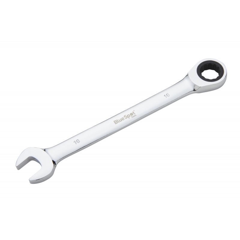 Blue Spot Tools 16mm Chrome Vanadium Ratchet Spanner 05124 Bluespot ...