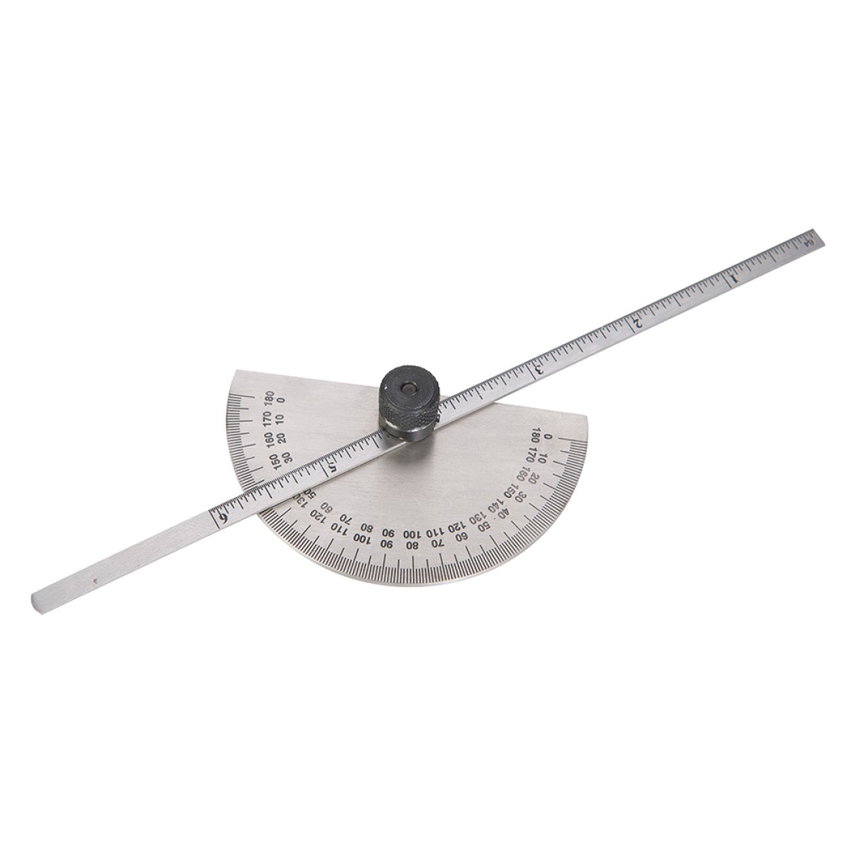 Silverline Protractor with Depth Gauge Scale 150mm 783181 | Sealants ...