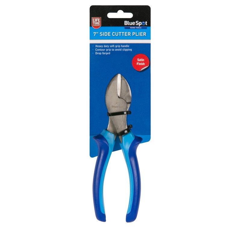 Blue Spot Tools Side Cutter Cutting Plier 180mm 7 Inch 08189 Bluespot ...