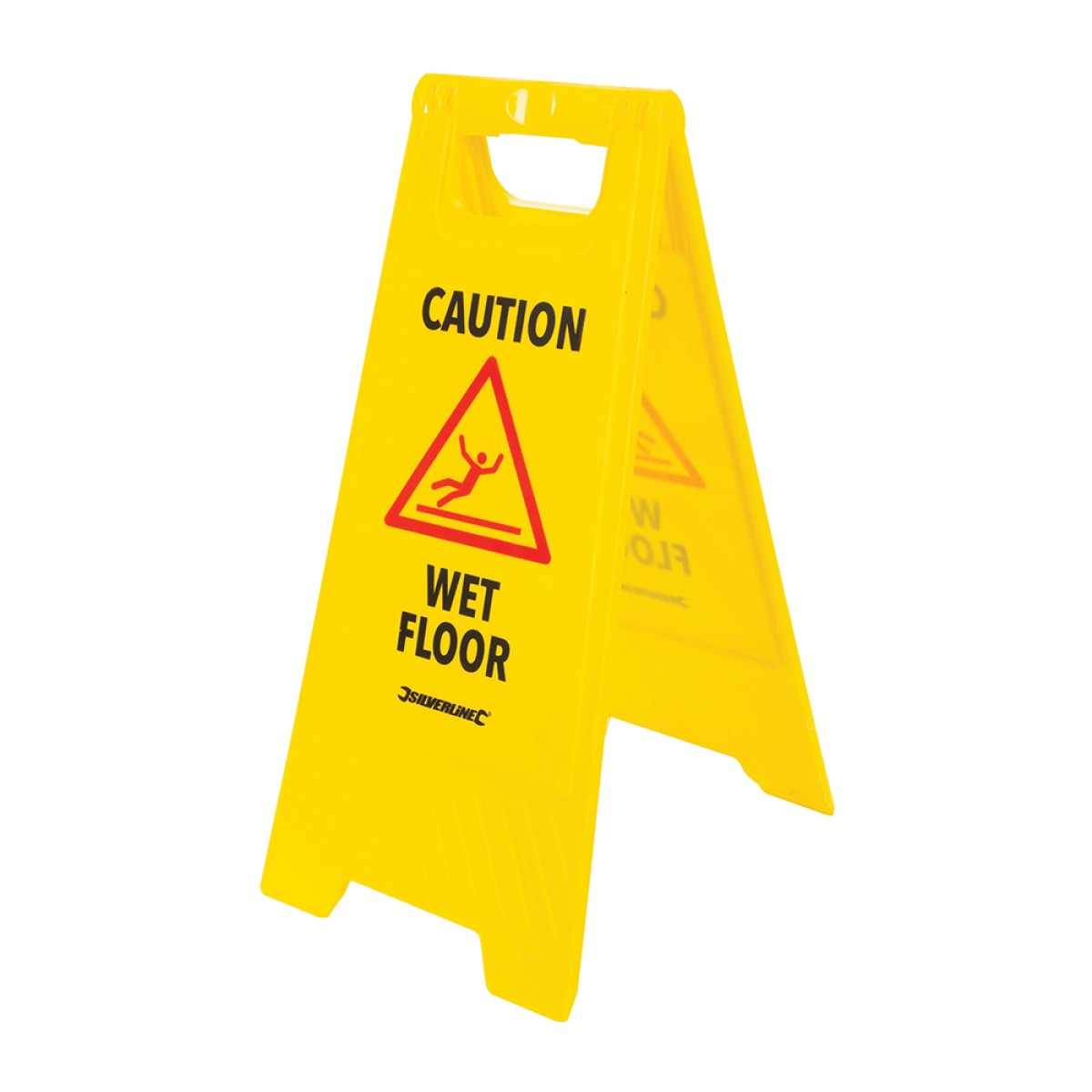 Silverline A Frame Caution Wet Floor Hazard Sign English 883504 ...