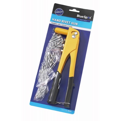 Blue Spot Tools Hand Rivet Gun With Rivets 09101 Bluespot| Sealants and ...