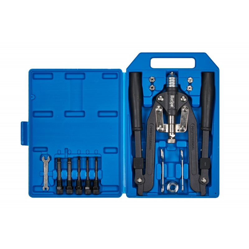 Blue Spot Tools Long Arm Pop Rivet Nut Rivnut Riveter Set 09108 ...