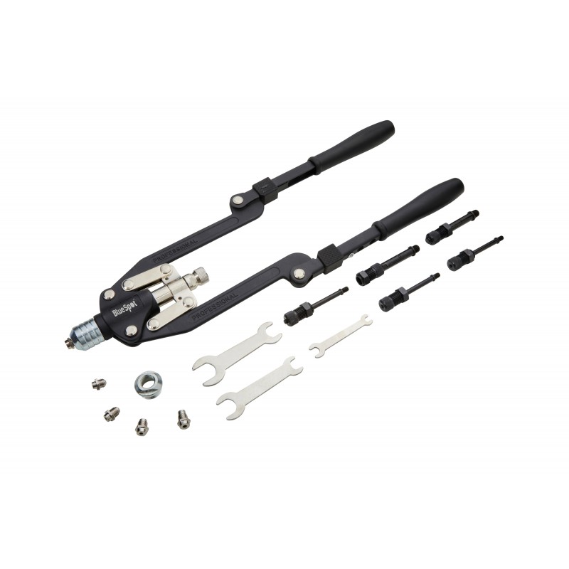 Blue Spot Tools Long Arm Pop Rivet Nut Rivnut Riveter Set 09108 ...
