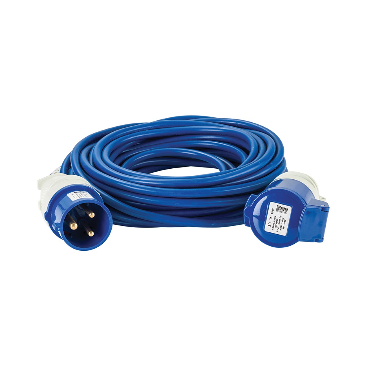 Defender Arctic Electric Extension Lead Blue 32A 14m 240V E85237 ...