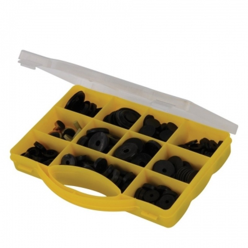 Fixman Tap Washer Mixed Pack in Organiser 795475 | Sealants and Tools ...