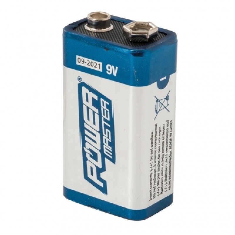 Power Master 9V PP3 Battery 6LR61 531078 | Sealants and Tools Direct