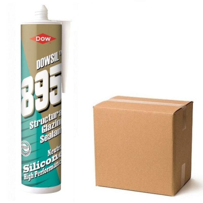 Dow Corning Dowsil 895 Structural Glazing Sealant Box 12 White Black ...