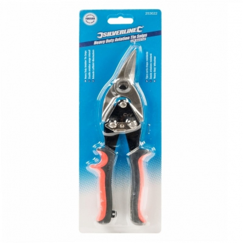 Silverline Aviation Snips Left Cut Cutting Metal Cutters 253022 ...
