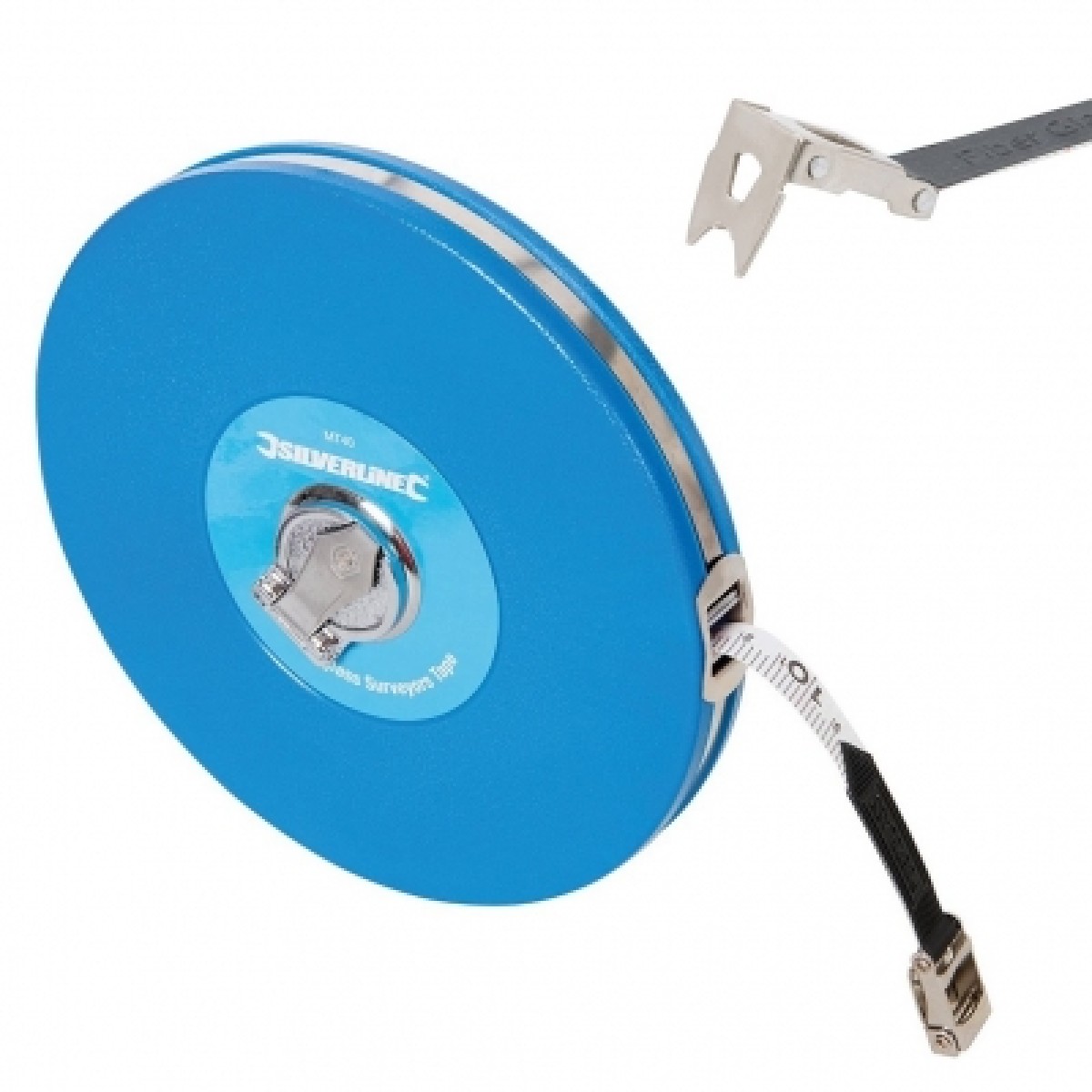 Silverline Surveyors Fiberglass Tape Measure Reel 10m MT37 | Sealants ...