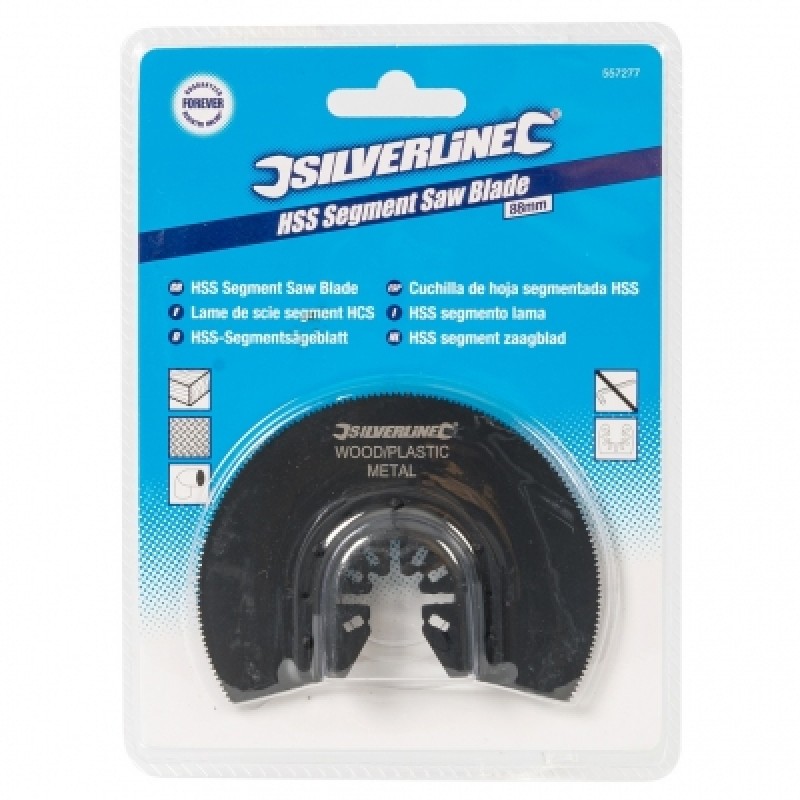 Silverline Radial HSS Bi Metal Multi Tool Function Saw Blade 557277 ...