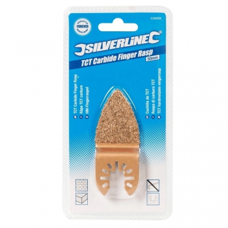 Silverline Multi Tool Function Carbide Grout Removal Finger Blade ...