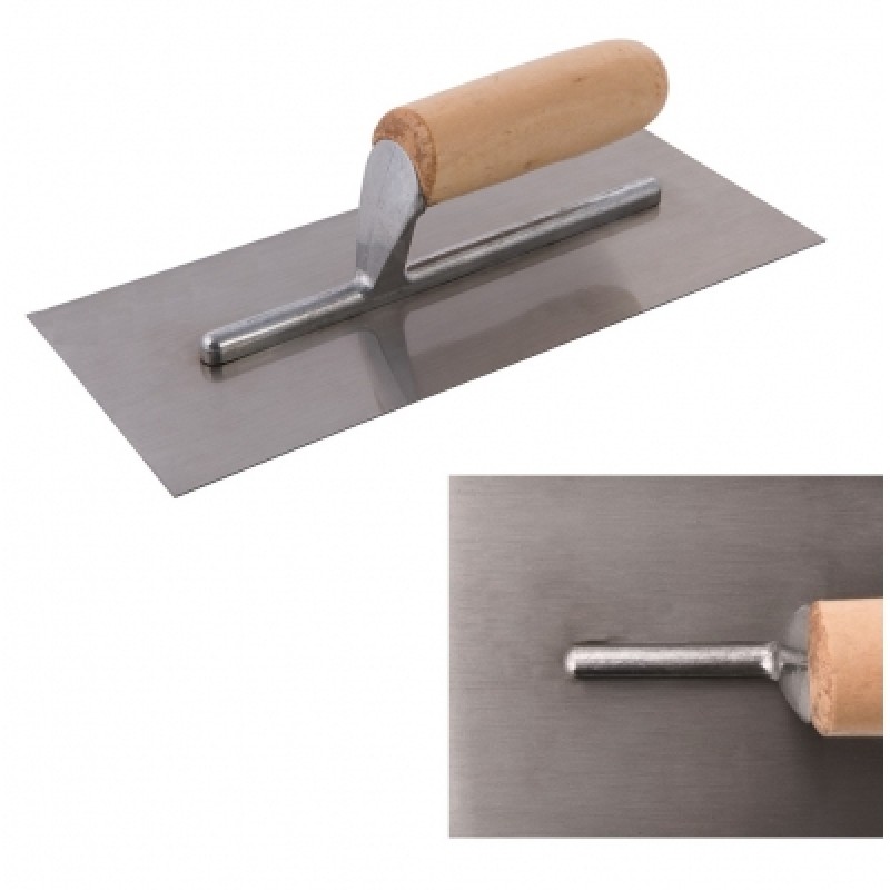 Silverline Trade Wooden Handle Plaster Plastering Trowel CB58 ...