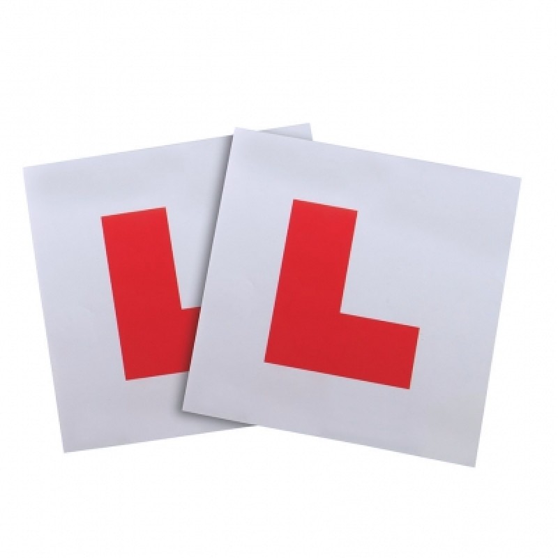 Silverline Magnetic Car Learner L Plates Twin Pack 583036 | Sealants ...