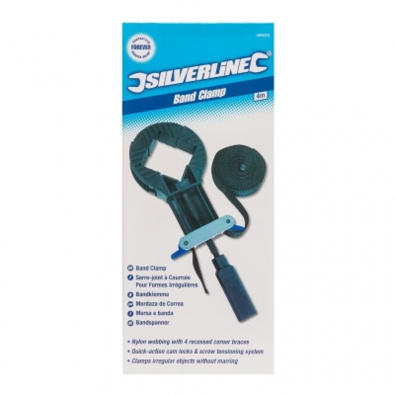 Silverline Adjustable Clamping Band Strap Assembly Clamp 4m 589683 ...