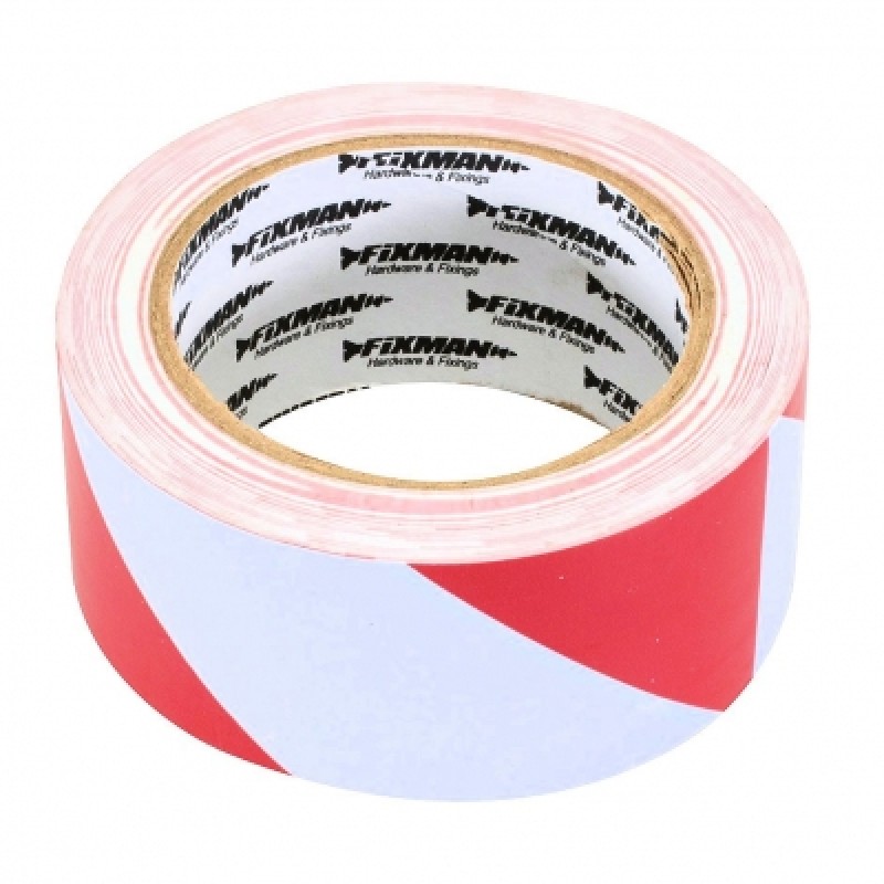 Fixman Hazard Self Adhesive Warning Tape 50mm 188781 | Sealants and ...