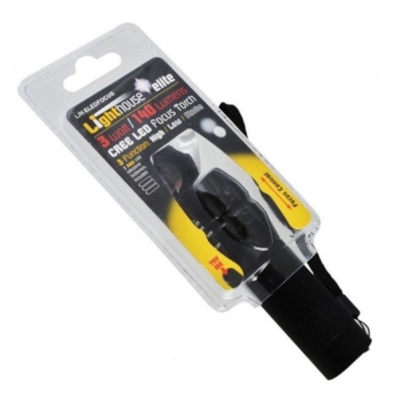 Lighthouse Elite Pro Adjustable Focus Cree Led Torch 3 Function ...