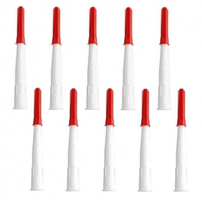 Screw Top Resealable Standard Silicone Sealant Nozzles 10pk | Sealants ...