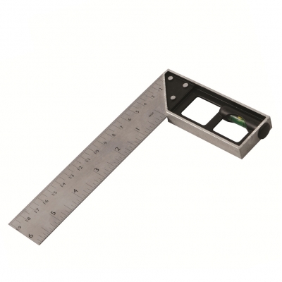 Silverline Tools Tri Mitre Square and Spirit Level 150mm 282651 ...
