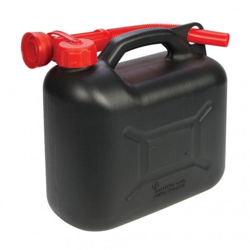 Silverline Plastic Emergency Diesel Fuel Can Black 5 Litre 199991 ...