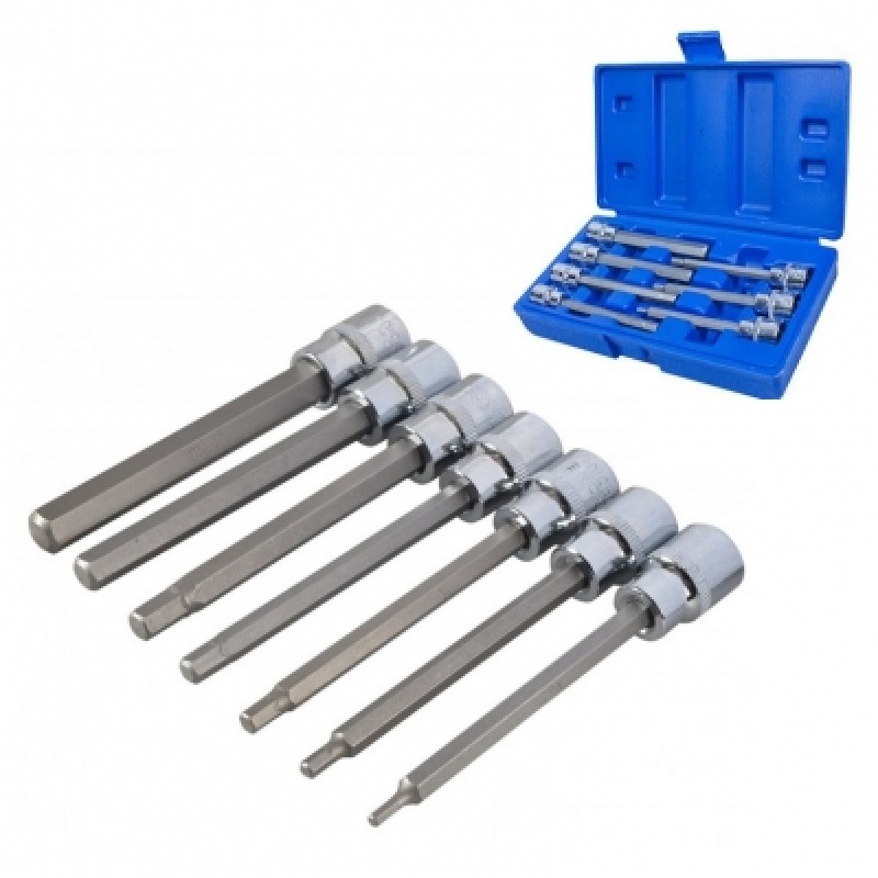 Blue Spot Hex Extra Long Allen Key Socket Bit Set 01516 | Sealants and ...