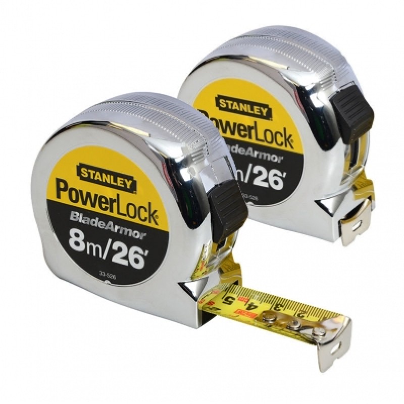 Stanley Powerlock 8m Mylar Tape Measure 26ft 0-33-526 | Sealants and ...