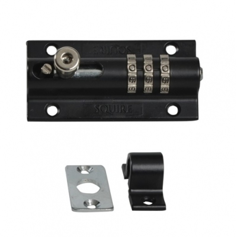 Squires Combi Bolt 3 Recodeable Combination Locking Door Bolt ...