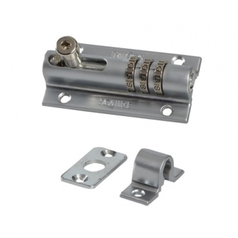 Squires Combi Bolt 3 Recodeable Combination Locking Door Bolt ...