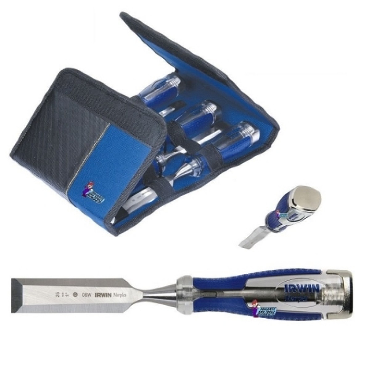Irwin Marples High Impact Carpenters Wood Chisel 5 Piece Set 10503421 ...
