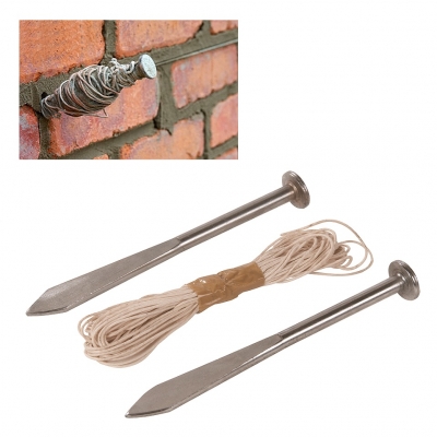 Silverline Bricklayers Heavy Duty Brick String Line & Pins 28299 ...
