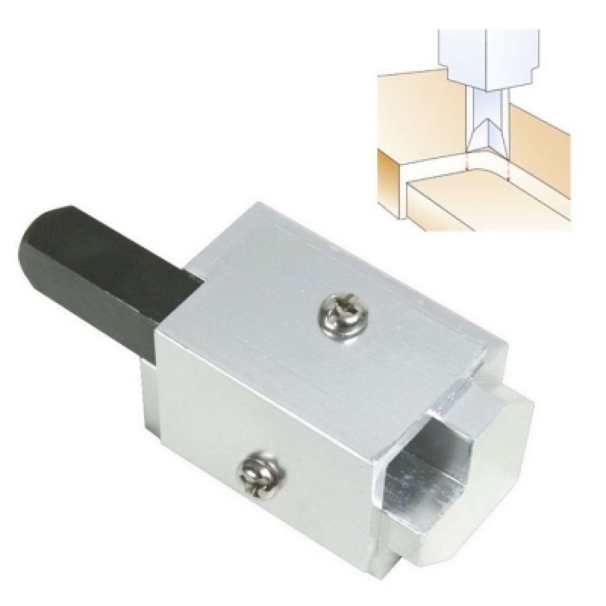 Silverline Tools Wood Corner Chisel 70mm Hinge Jig 282403 | Sealants ...