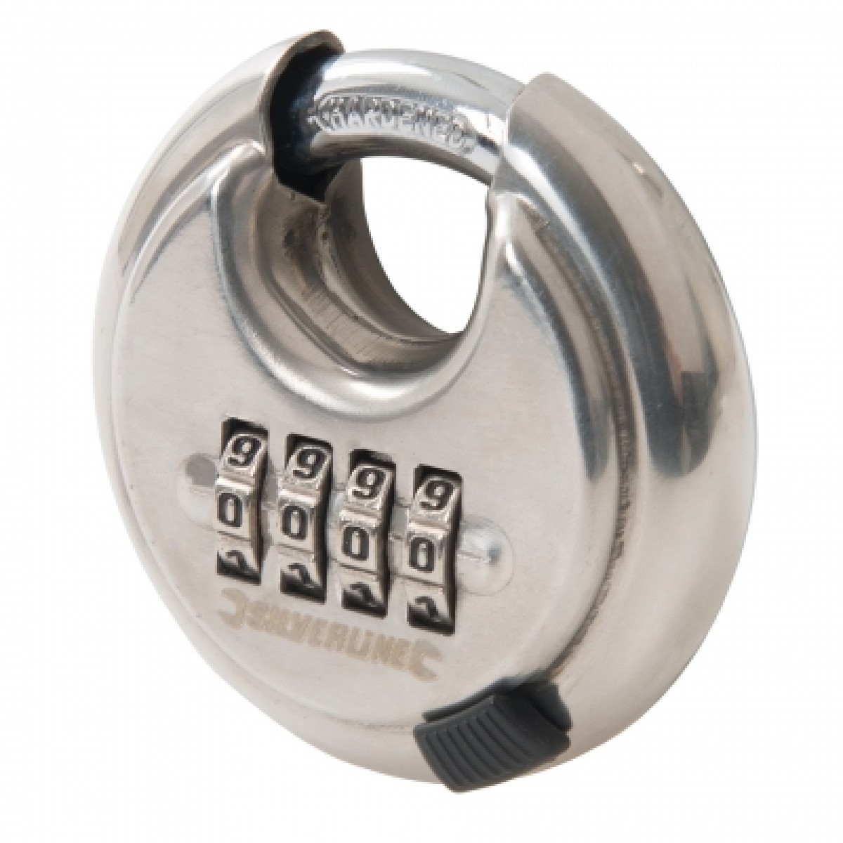 Silverline Combination Disc Padlock Stainless Steel Lock 926157 ...