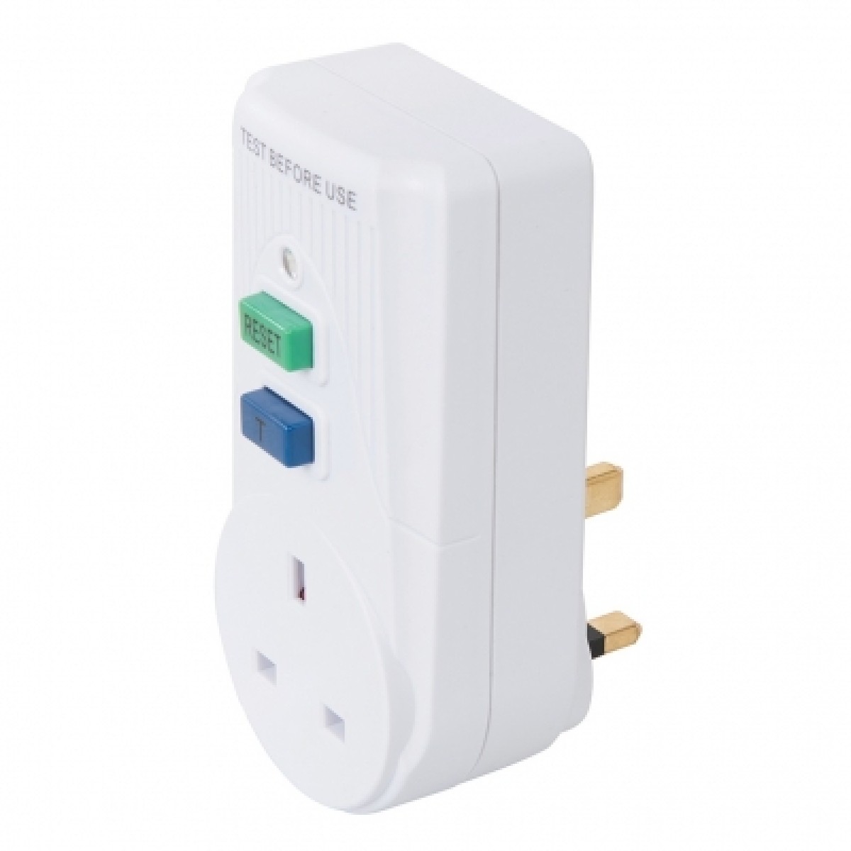Power Master RCD Circuit Breaker Wall Plug Safety Adapter White 488700 ...