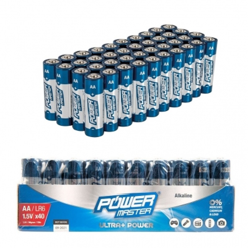Power Master AA Battery 827540 Pack of 40 | Sealants and Tools Direct
