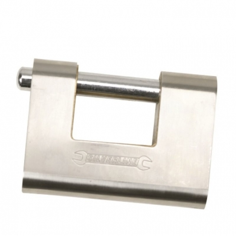 Silverline Armoured 80mm Shutter Security Lock Padlock 380651 ...