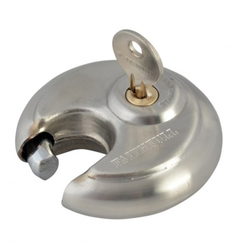 Faithfull 70mm Diskus Stainless Steel Round Disc Padlock FAIPLSS70DIS ...
