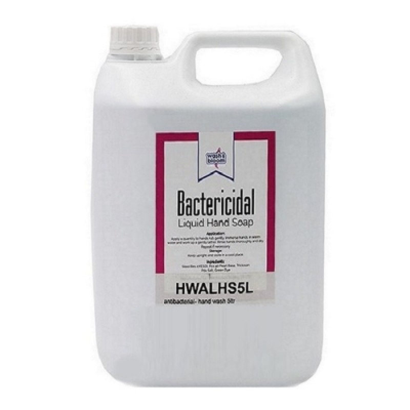 Wash & Bloom Antibacterial Bactericidal Hand Soap Hand Wash 5 Litre ...