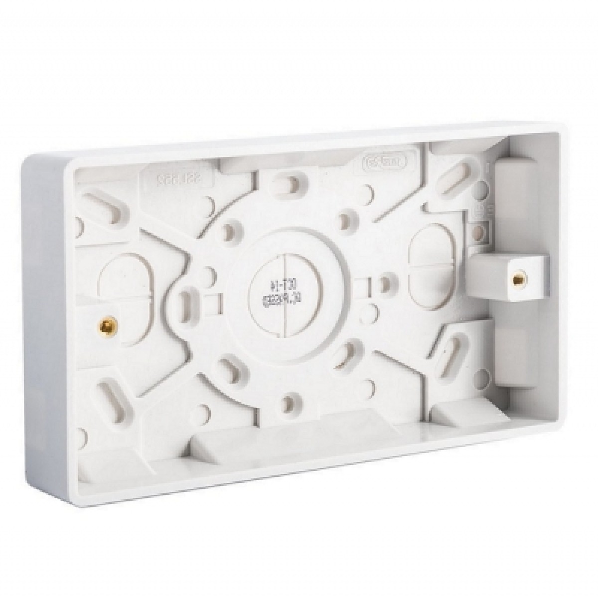 Selectric 2 Gang Surface Pattress Double Back Box LG8288-25 | Sealants ...