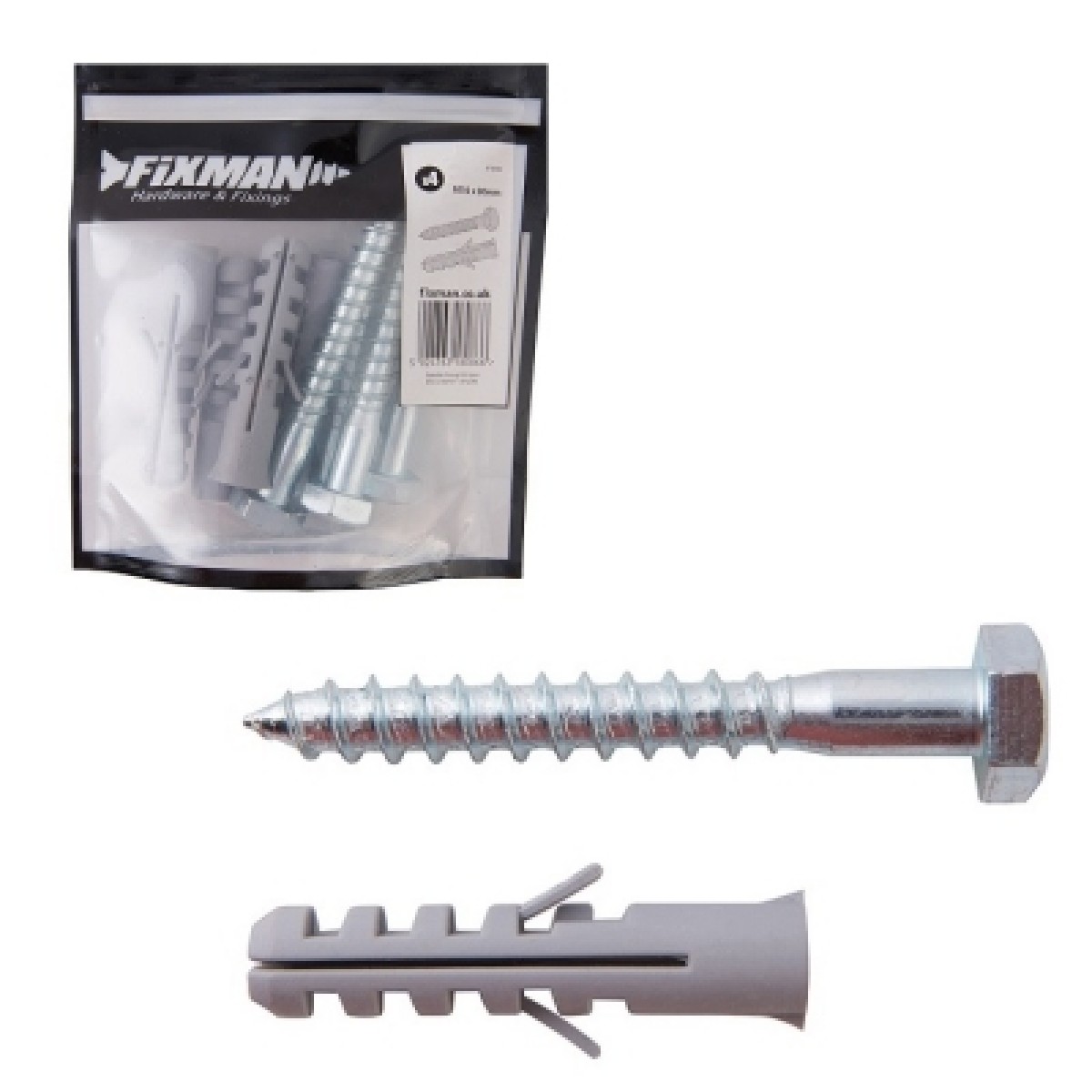 Fixman Heavy Bracket and Satellite Fixing Kit M8 60mm 991932 | Sealants ...